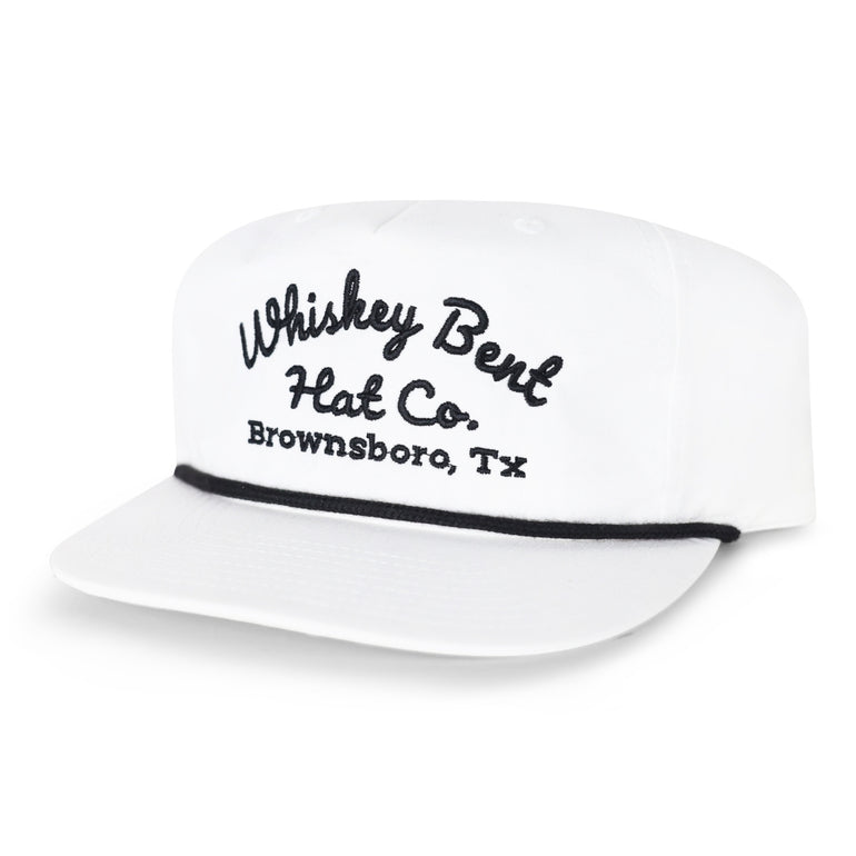White Whiskey Bent Hat